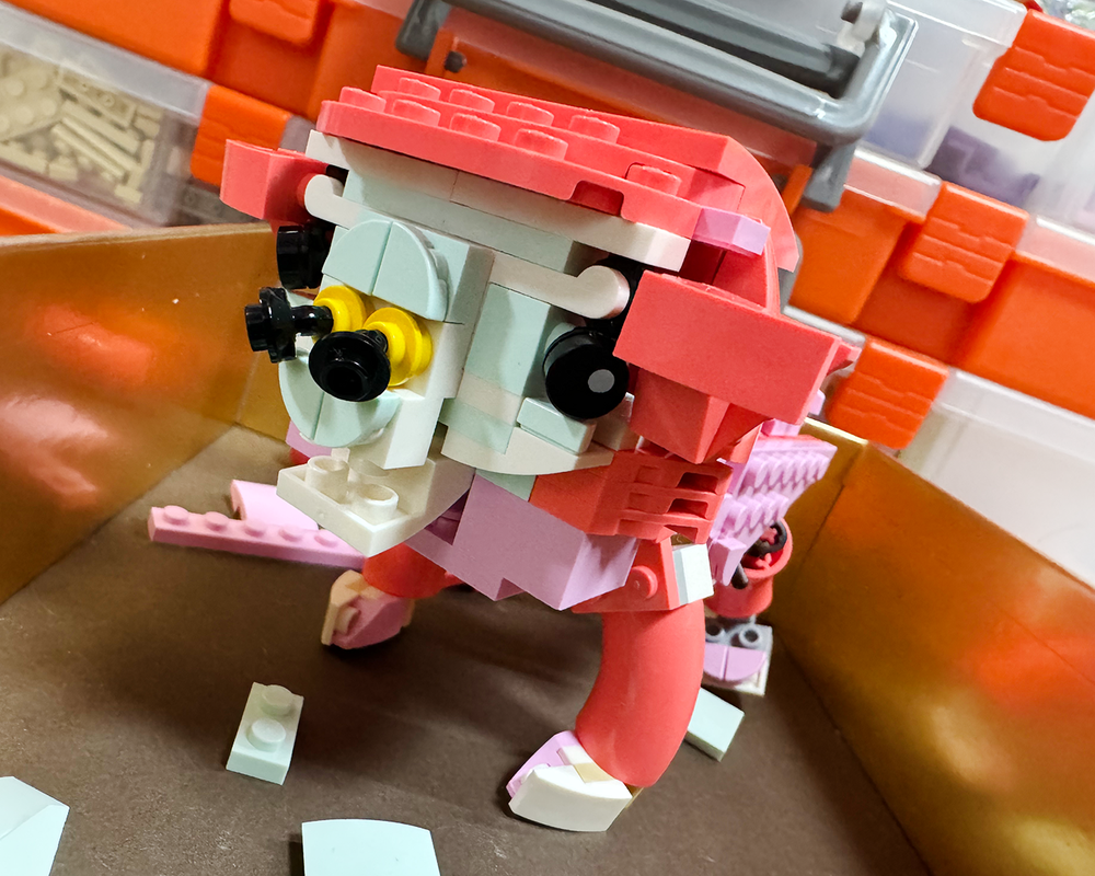LEGO MOC 31170-Silly pink sheep in A Mc Movie(Alternate) by zxmaomao ...