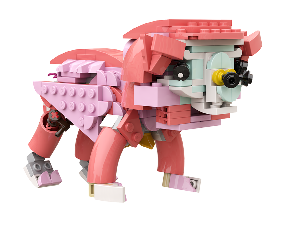 LEGO MOC 31170-Silly pink sheep in A Mc Movie(Alternate) by zxmaomao ...