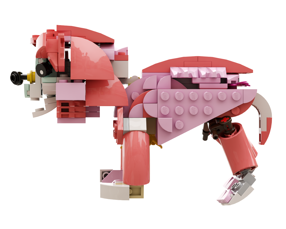 LEGO MOC 31170-Silly pink sheep in A Mc Movie(Alternate) by zxmaomao ...