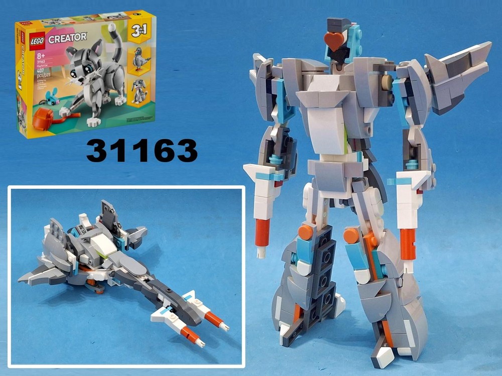 LEGO MOC Transformer Cybertronian Jet / Brainstorm using using LEGO ...