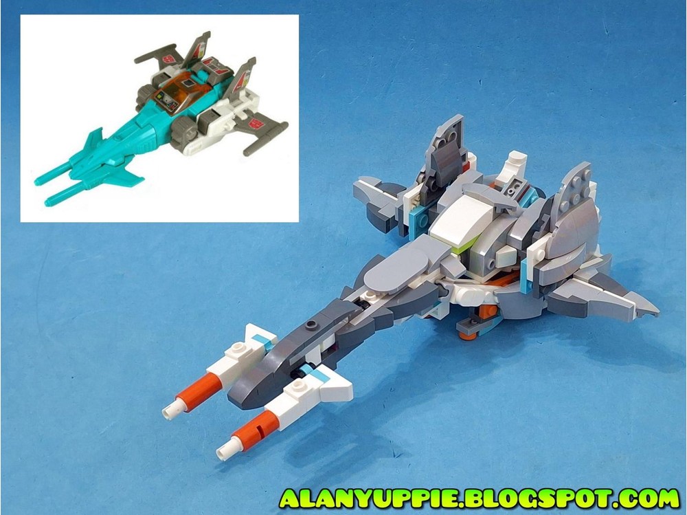 LEGO MOC Transformer Cybertronian Jet / Brainstorm using using LEGO ...