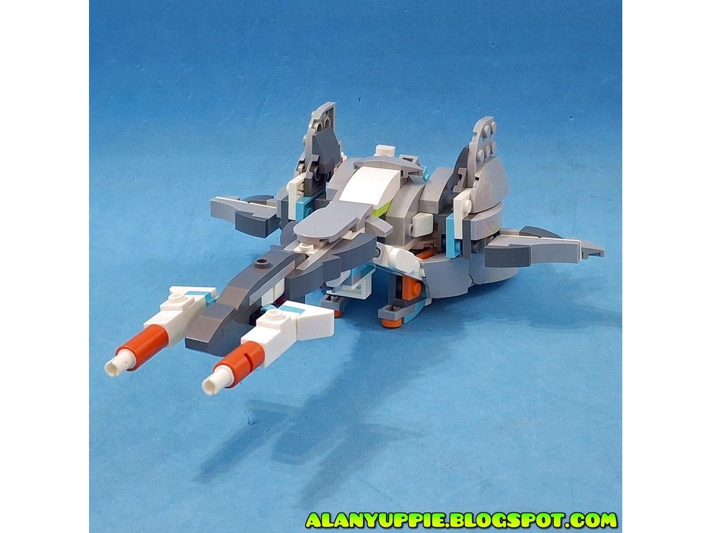 LEGO MOC Transformer Cybertronian Jet / Brainstorm using using LEGO ...