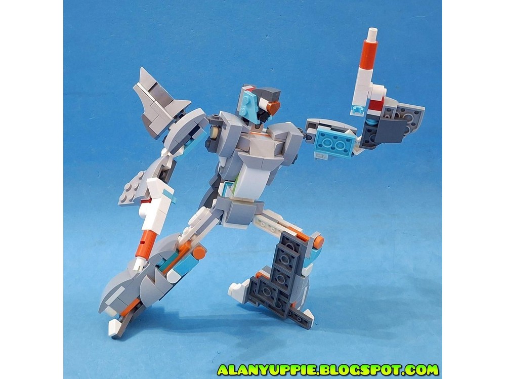 LEGO MOC Transformer Cybertronian Jet / Brainstorm using using LEGO ...