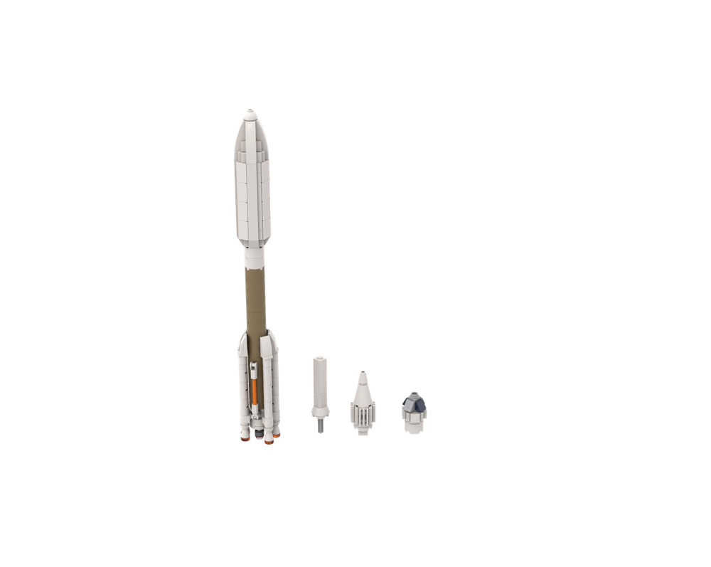 LEGO MOC ULA Atlas V rocket 1:220 scale by CogInTheMachine ...