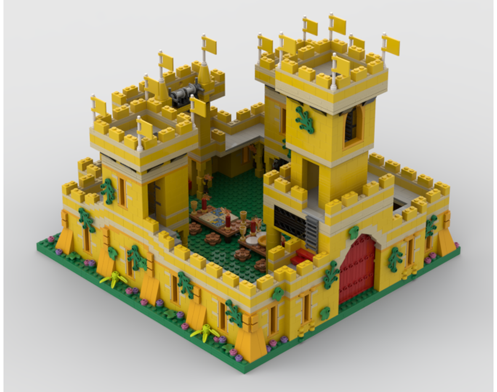 LEGO MOC-221322 Castle Deluxe 1979 Yellow Castle by TommyProductionsInc ...