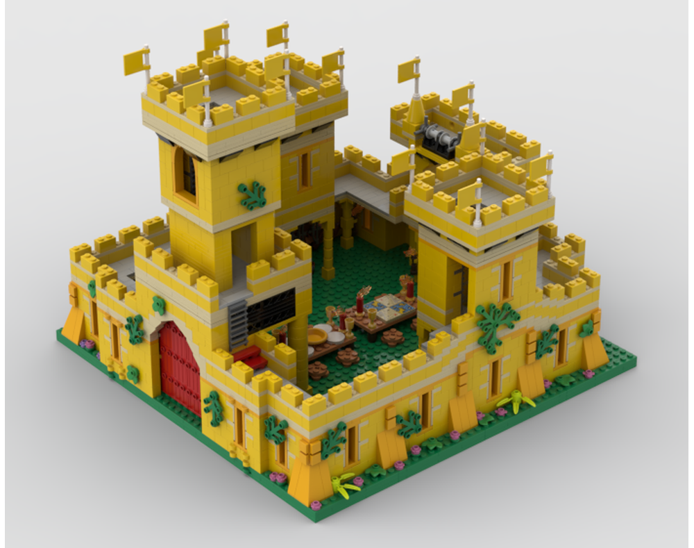 LEGO MOC-221322 Castle Deluxe 1979 Yellow Castle by TommyProductionsInc ...