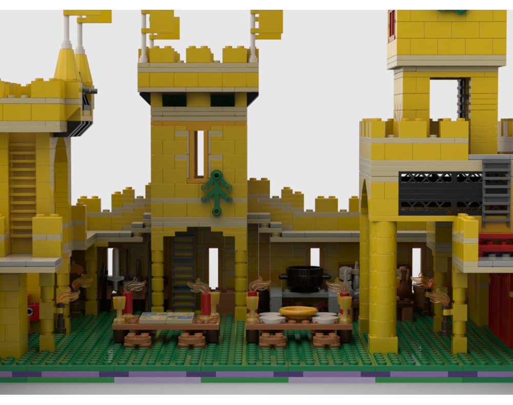 LEGO MOC-221322 Castle Deluxe 1979 Yellow Castle by TommyProductionsInc ...