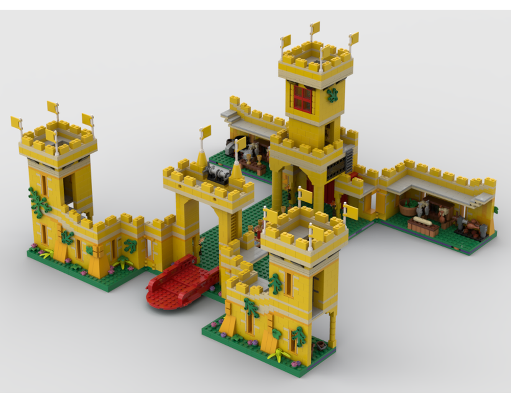 LEGO MOC-221322 Castle Deluxe 1979 Yellow Castle by TommyProductionsInc ...