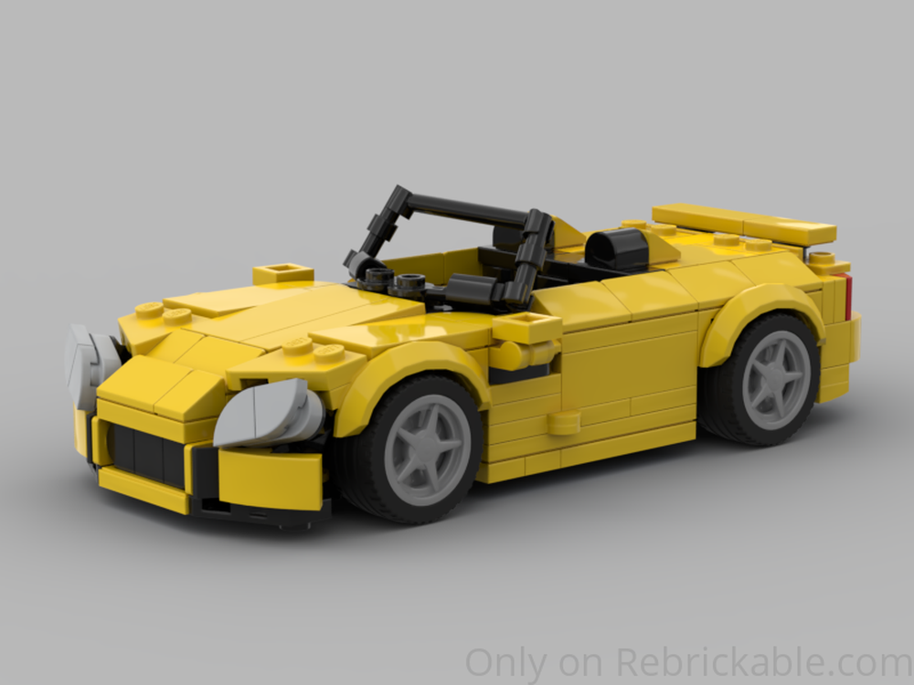 LEGO MOC Honda S2000 CR by Thecarmoccer | Rebrickable - Build with LEGO