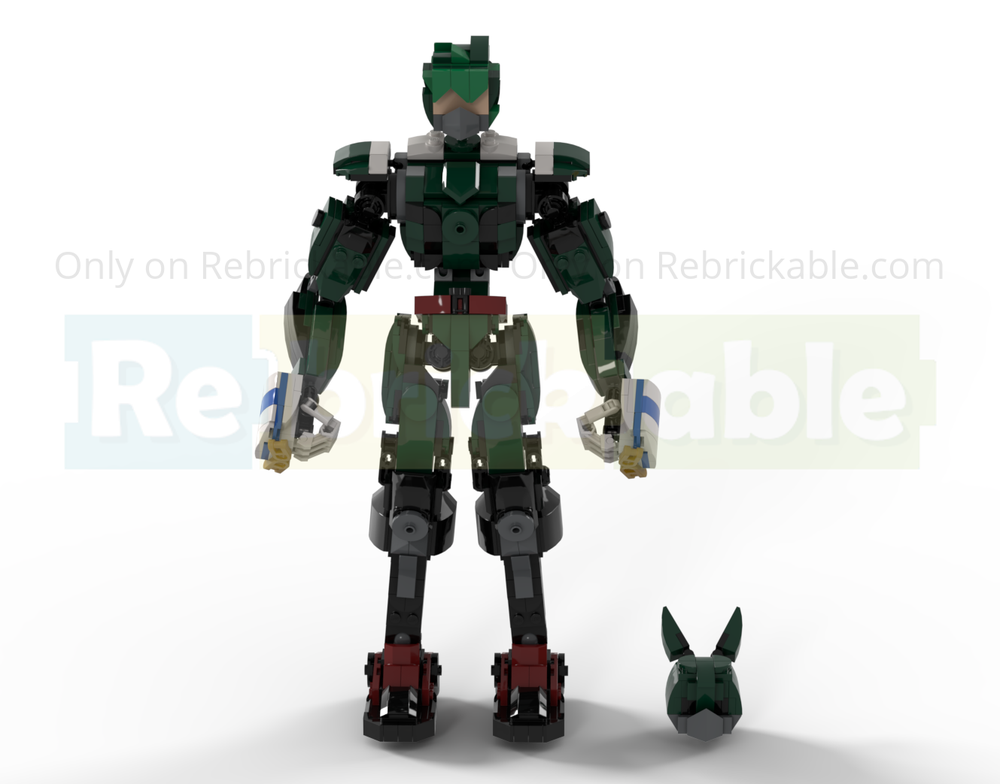 LEGO MOC Izuku Midoriya Mech (MHA) by Panda200407 | Rebrickable - Build ...