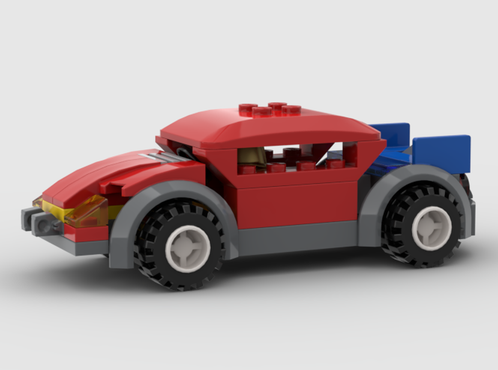 LEGO MOC 60001 Fire Chief Hot Rod by AndrewG123 | Rebrickable - Build ...