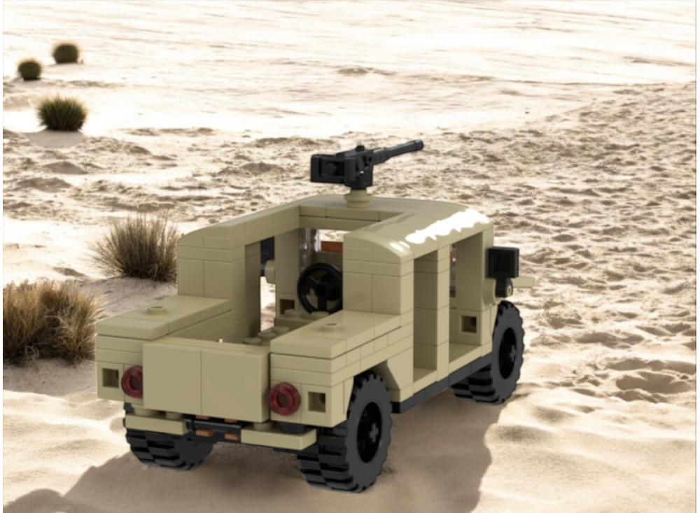 LEGO MOC Meu humvee! by Potato_boi_2022 | Rebrickable - Build with LEGO
