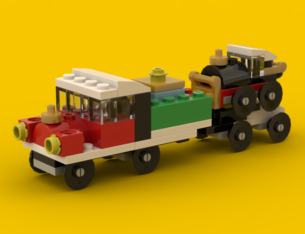 LEGO MOC old fashioned christmas truck by CarterTheCreator ...