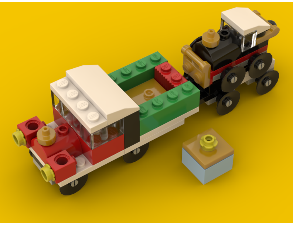 LEGO MOC old fashioned christmas truck by CarterTheCreator ...