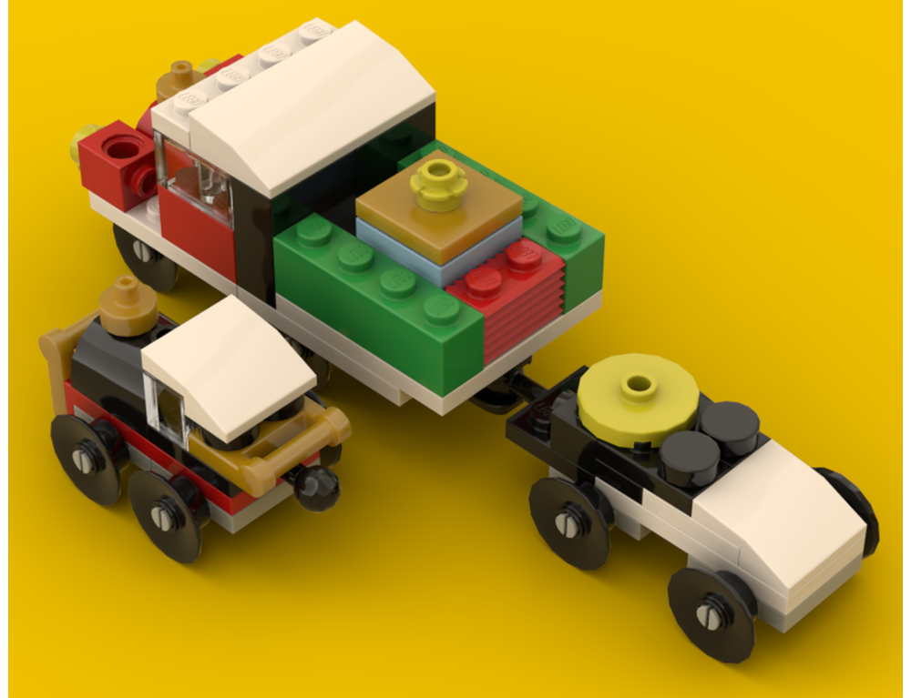 LEGO MOC old fashioned christmas truck by CarterTheCreator ...