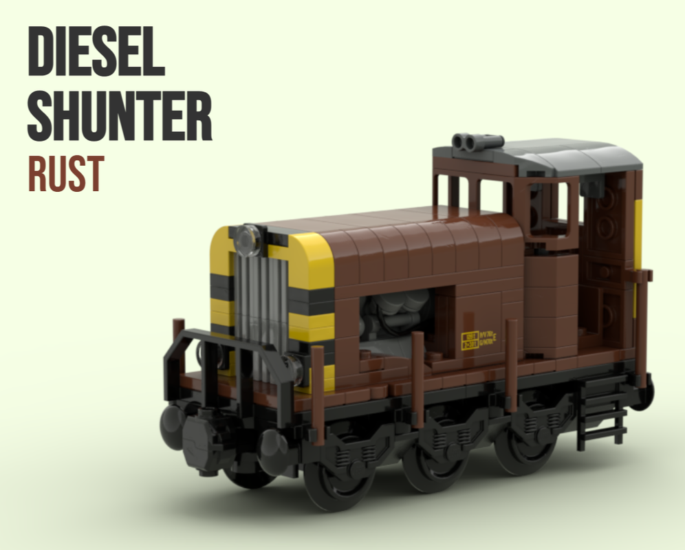 LEGO MOC Diesel Shunter - rust by ALbrix | Rebrickable - Build with LEGO
