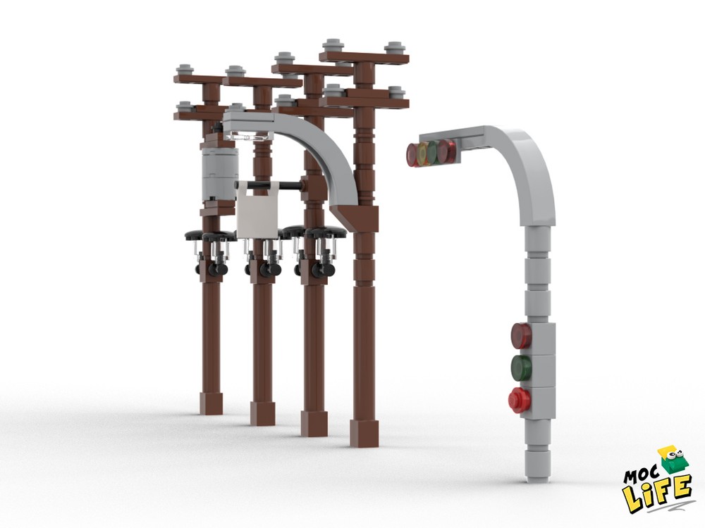 LEGO MOC Lamp Post by MocLife | Rebrickable - Build with LEGO