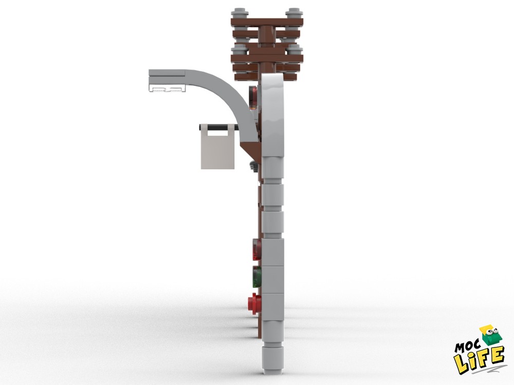 LEGO MOC Lamp Post by MocLife | Rebrickable - Build with LEGO