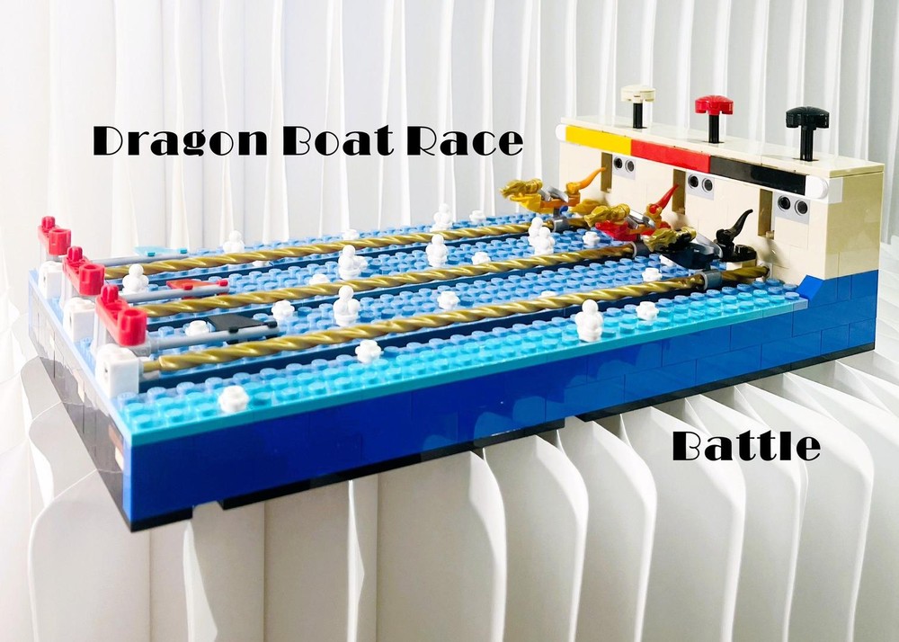 LEGO MOC Dragon Boat Race by asnoopy | Rebrickable - Build with LEGO