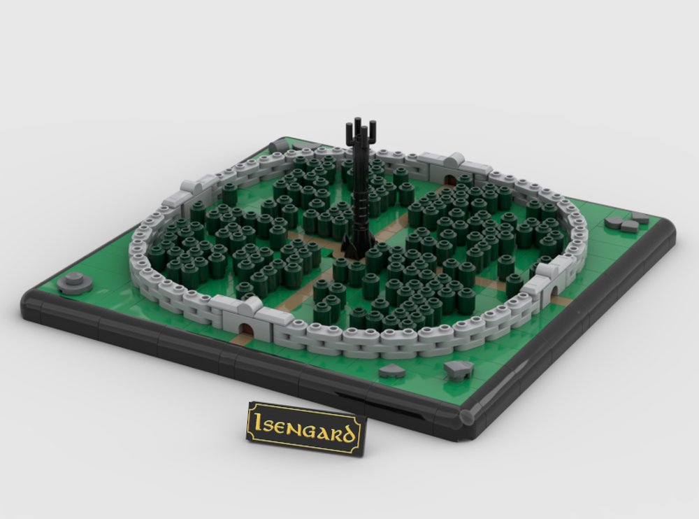 LEGO MOC Micro Isengard by Thierry | Rebrickable - Build with LEGO