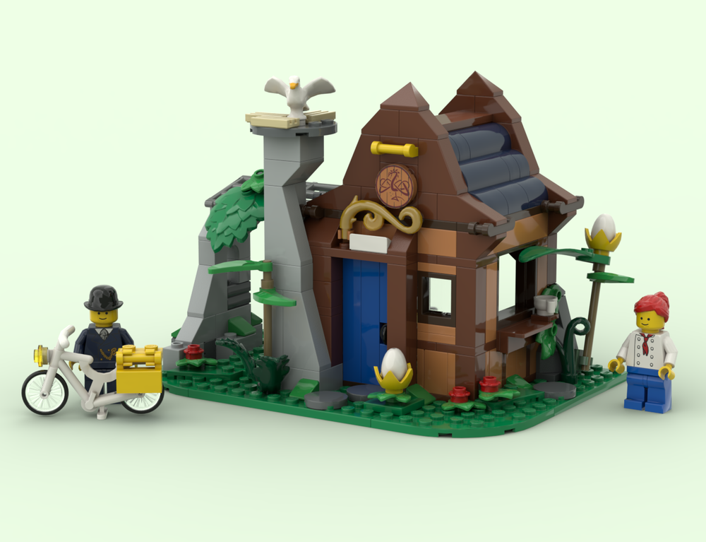 LEGO MOC-221407 Guarded Tea House by Colorful Brick | Rebrickable ...