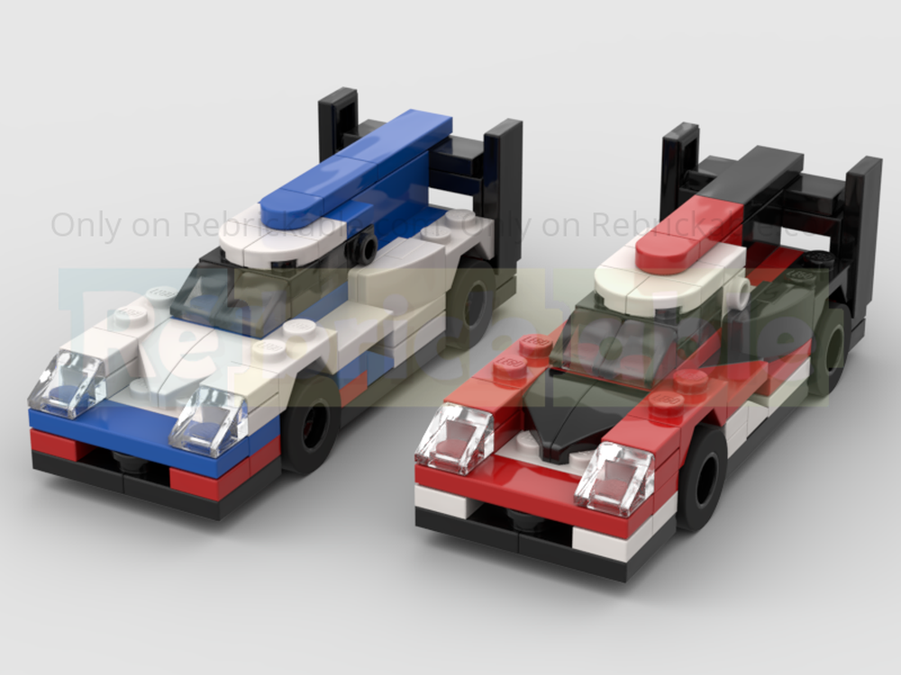 LEGO MOC Pair Of Meyer Shank Racing Acura ARX-06 LMDh Hypercar Racing ...