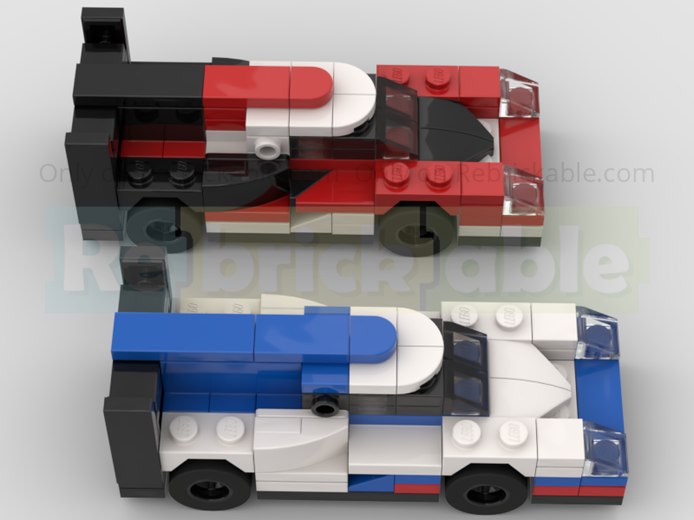 LEGO MOC Pair Of Meyer Shank Racing Acura ARX-06 LMDh Hypercar Racing ...