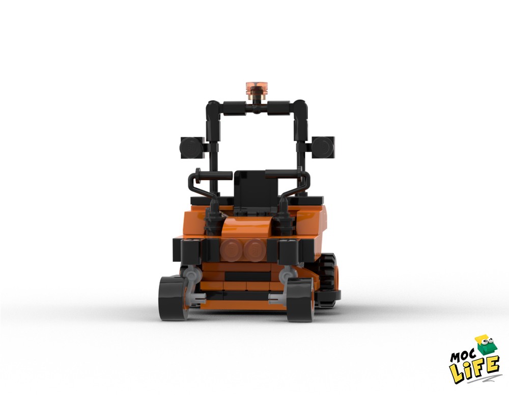 LEGO MOC Kubota zero turn mower by MocLife | Rebrickable - Build with LEGO