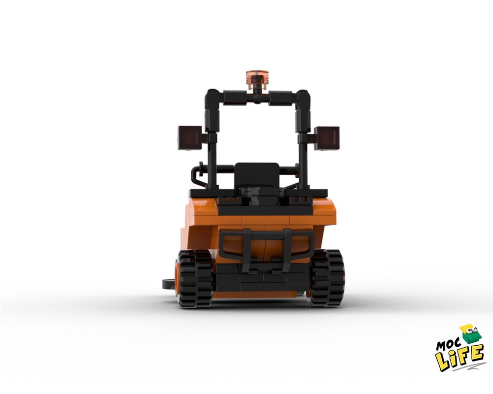 LEGO MOC Kubota zero turn mower by MocLife | Rebrickable - Build with LEGO