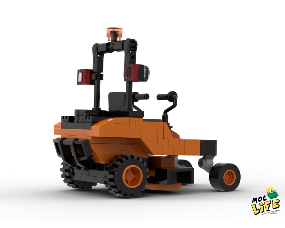 LEGO MOC Kubota zero turn mower by MocLife | Rebrickable - Build with LEGO