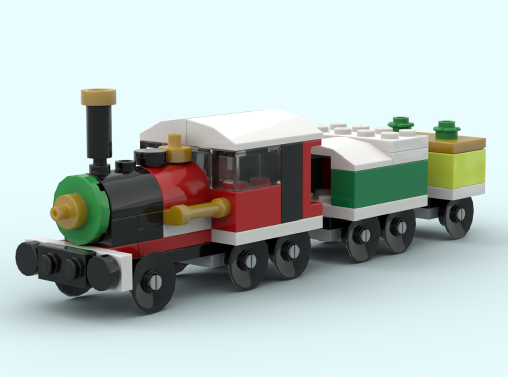 LEGO MOC christmas train [accurate version] by CarterTheCreator ...