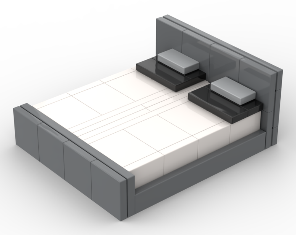 LEGO MOC-221420 double bed by Shadow16405 | Rebrickable - Build with LEGO