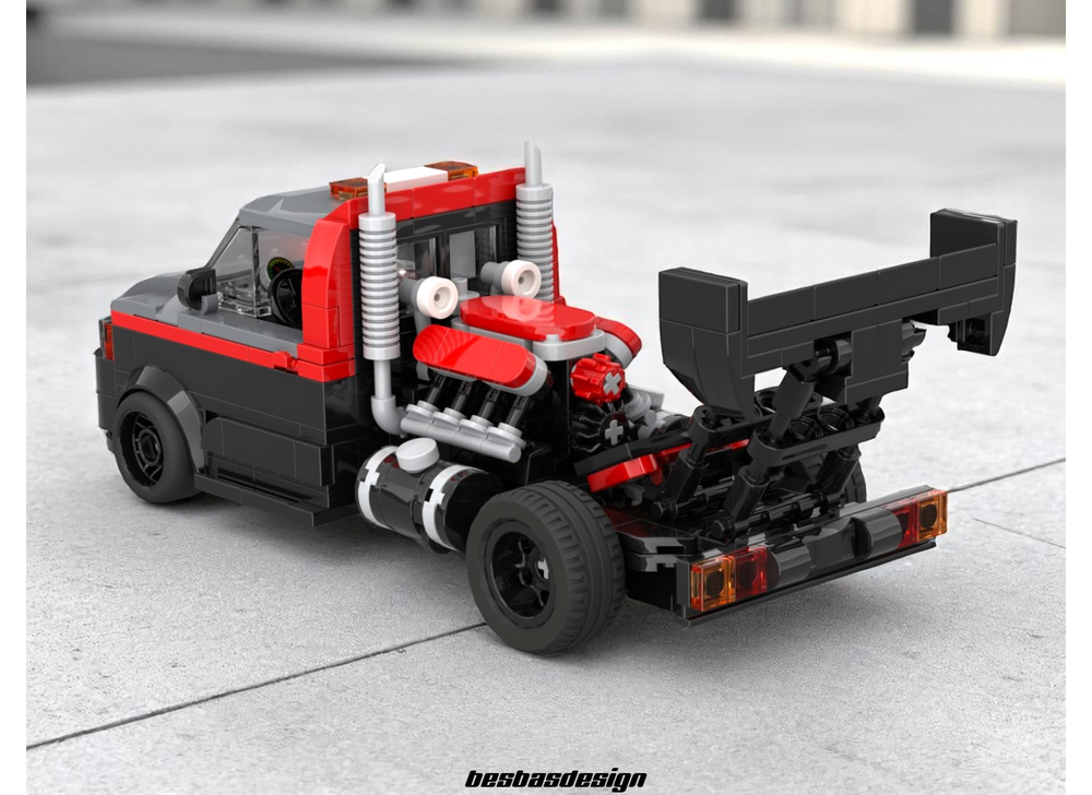 LEGO MOC-221429 VW Transporter, A-Team Dragster by besbasdesign ...