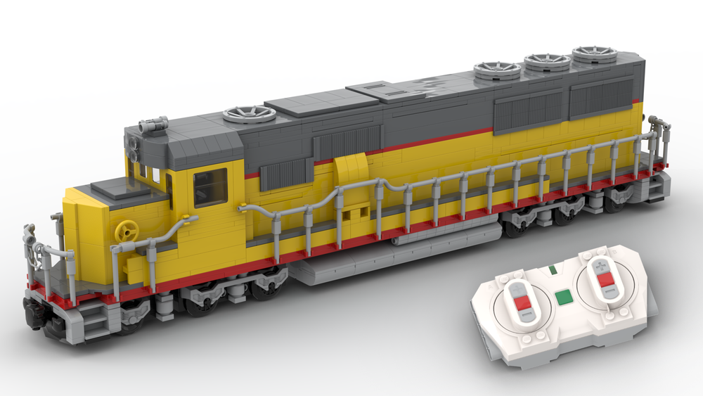 LEGO MOC LEGO Diesel locomotive - EMD SD50 Union Pacific - MOC by Mimi68 | Rebrickable - Build ...