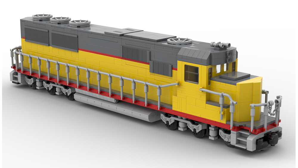 LEGO MOC-221436 LEGO Diesel locomotive - EMD SD50 Union Pacific - MOC ...