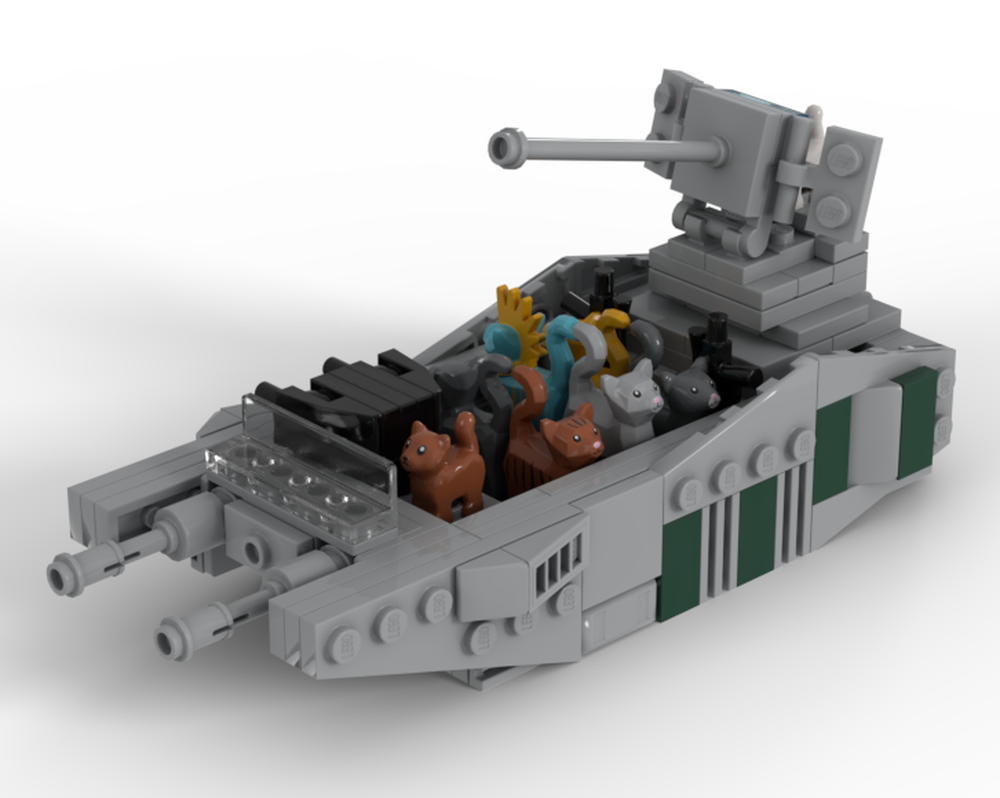 LEGO MOC Cat Patrol Boat by Littlehof5 | Rebrickable - Build with LEGO