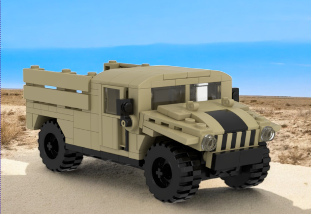 LEGO MOC Transporter humvee! by Potato_boi_2022 | Rebrickable - Build ...