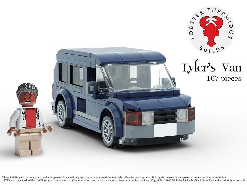 LEGO MOC Tyler's Van by LobsterThermidor | Rebrickable - Build with LEGO