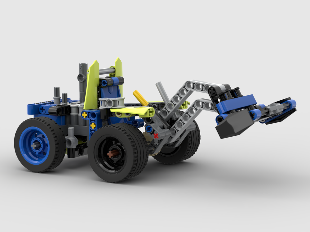LEGO MOC Loader with Engine and Steering by Raptor9889 | Rebrickable ...