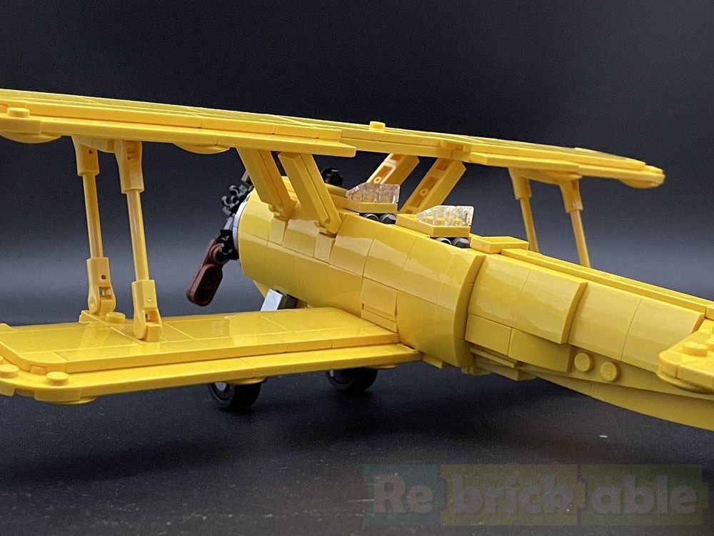 LEGO MOC PT-17 Stearman by LKBuilds | Rebrickable - Build with LEGO