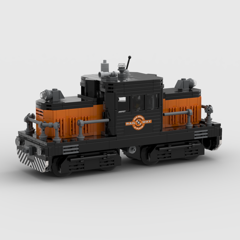 LEGO MOC Porter 50 Tonner Switcher Locomotive - New Haven Color Scheme ...