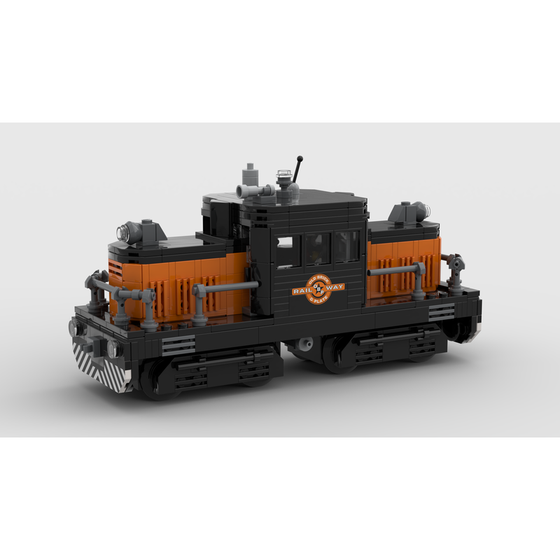 LEGO MOC Porter 50 Tonner Switcher Locomotive - New Haven Color Scheme ...
