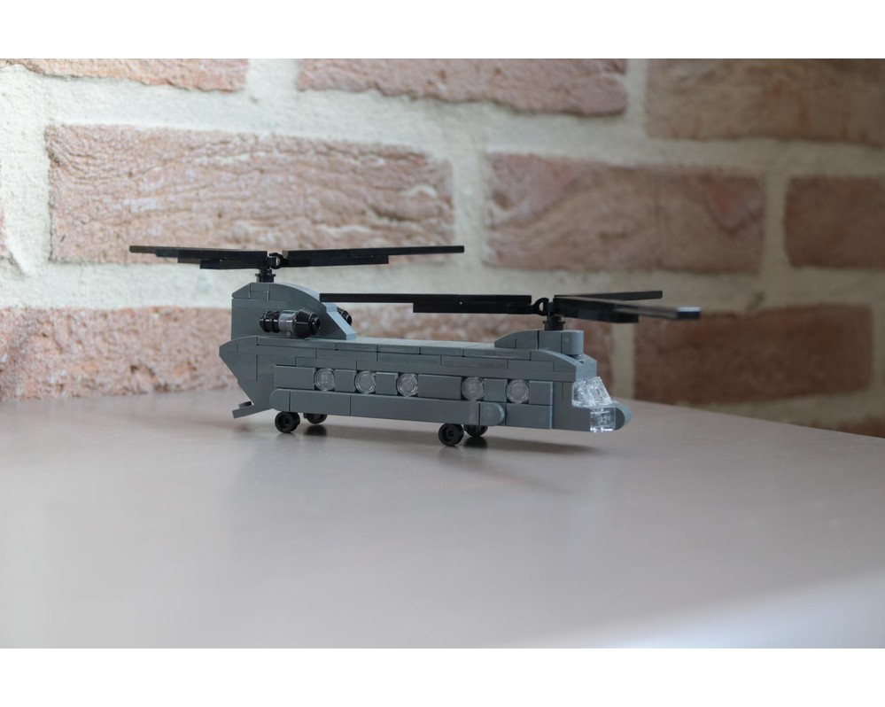 LEGO MOC CH-47 Chinook (1/110 scale) by Vincent W | Rebrickable - Build ...