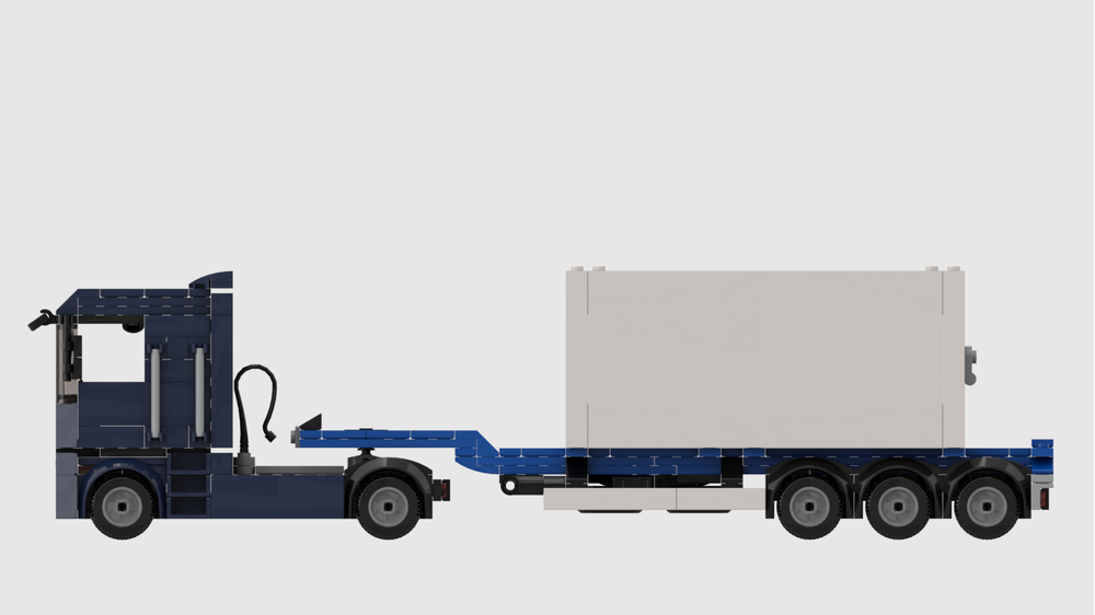 LEGO MOC Container trailer by phigeon | Rebrickable - Build with LEGO