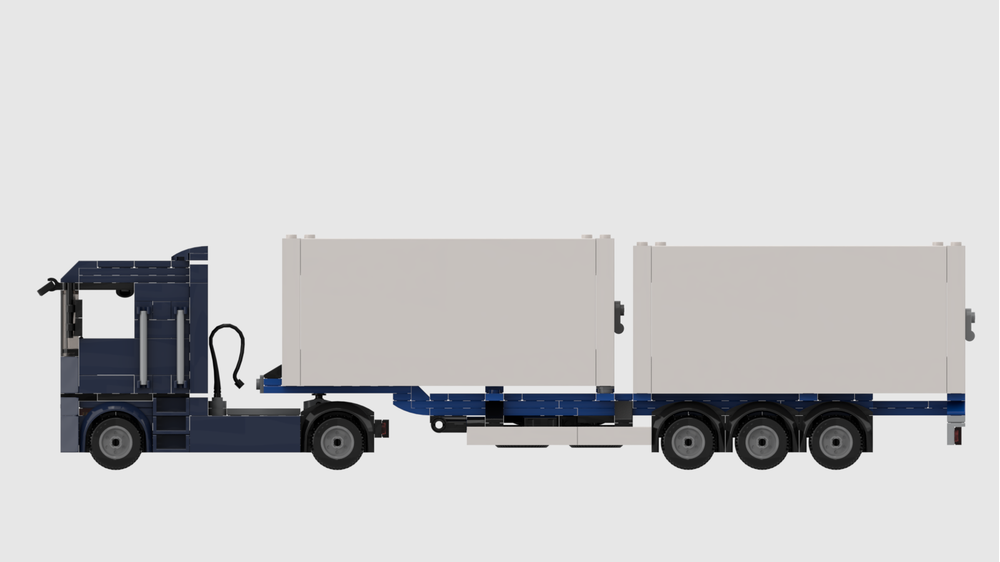 LEGO MOC Container trailer by phigeon | Rebrickable - Build with LEGO