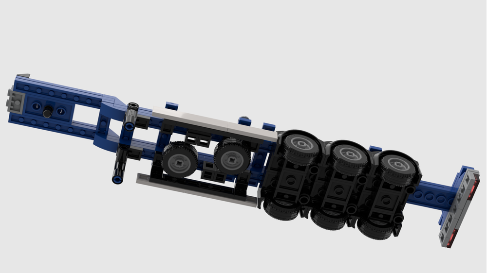 LEGO MOC Container trailer by phigeon | Rebrickable - Build with LEGO