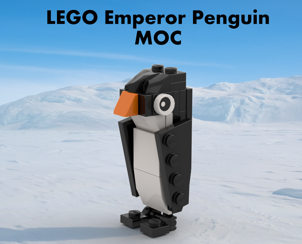 LEGO MOC Emperor Penguin MOC by AeroBricks | Rebrickable - Build with LEGO