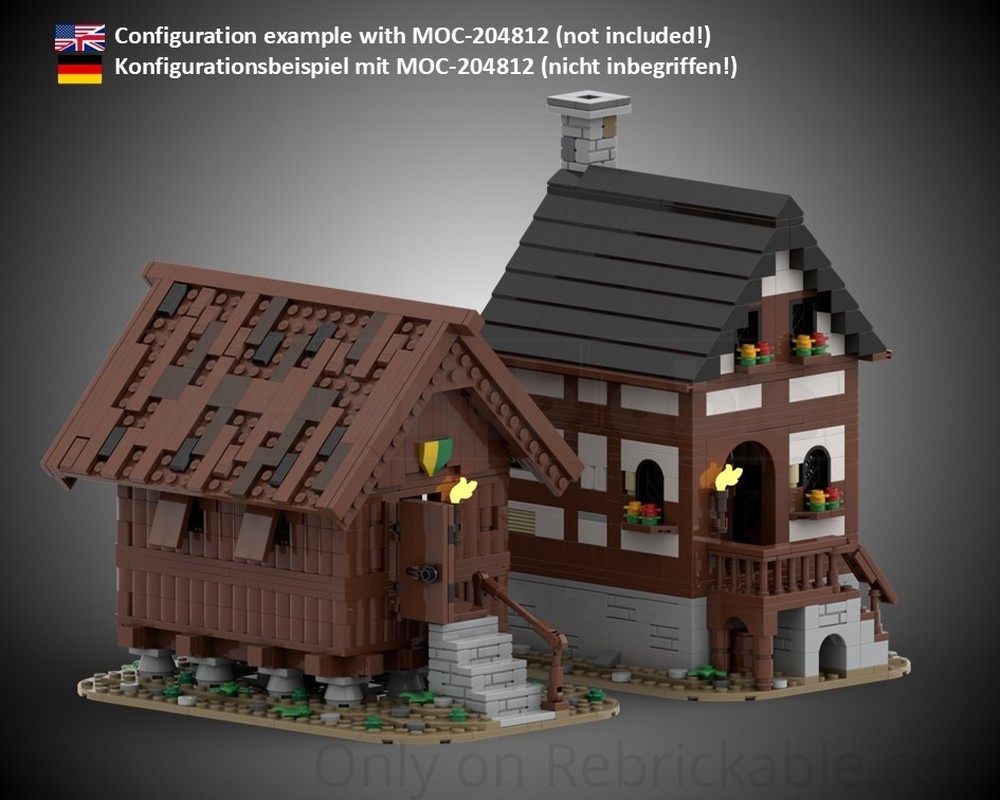 LEGO MOC-221520 Modular Medieval Granary - Mittelalterlicher ...
