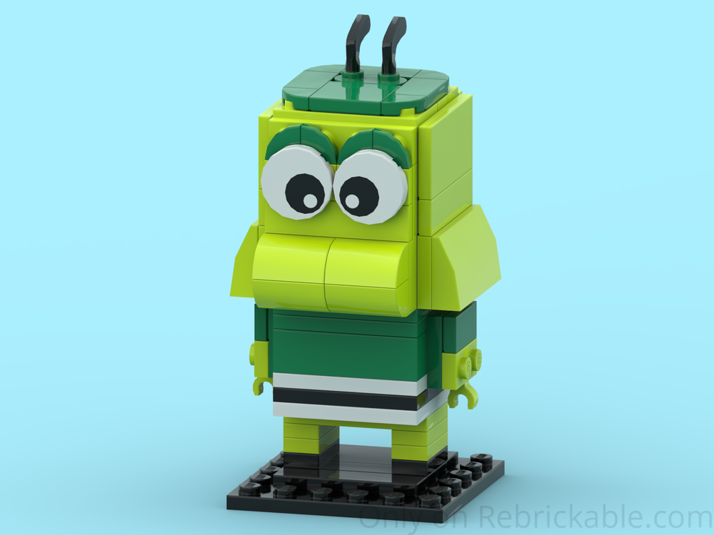 LEGO MOC Brickheadz Victor E. Green Mascot by allen1124 | Rebrickable ...