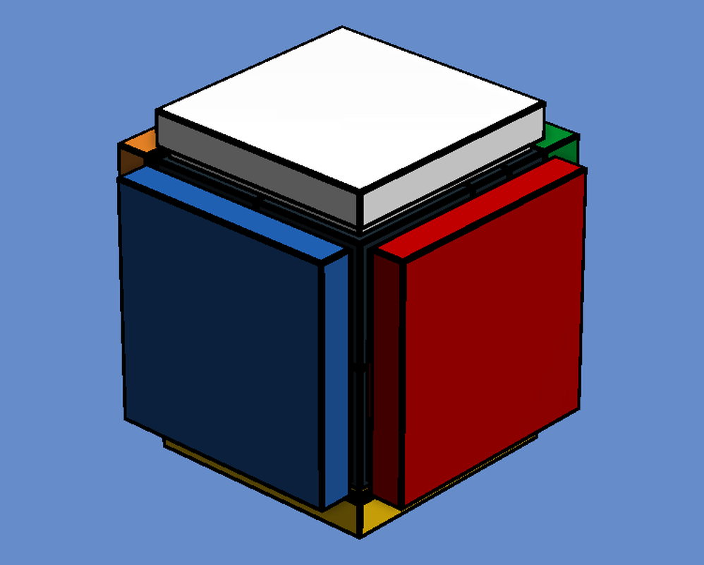 LEGO MOC Fully Functional 1x1x1 Rubik's Cube by BrickySteve | Rebrickable - Build with LEGO